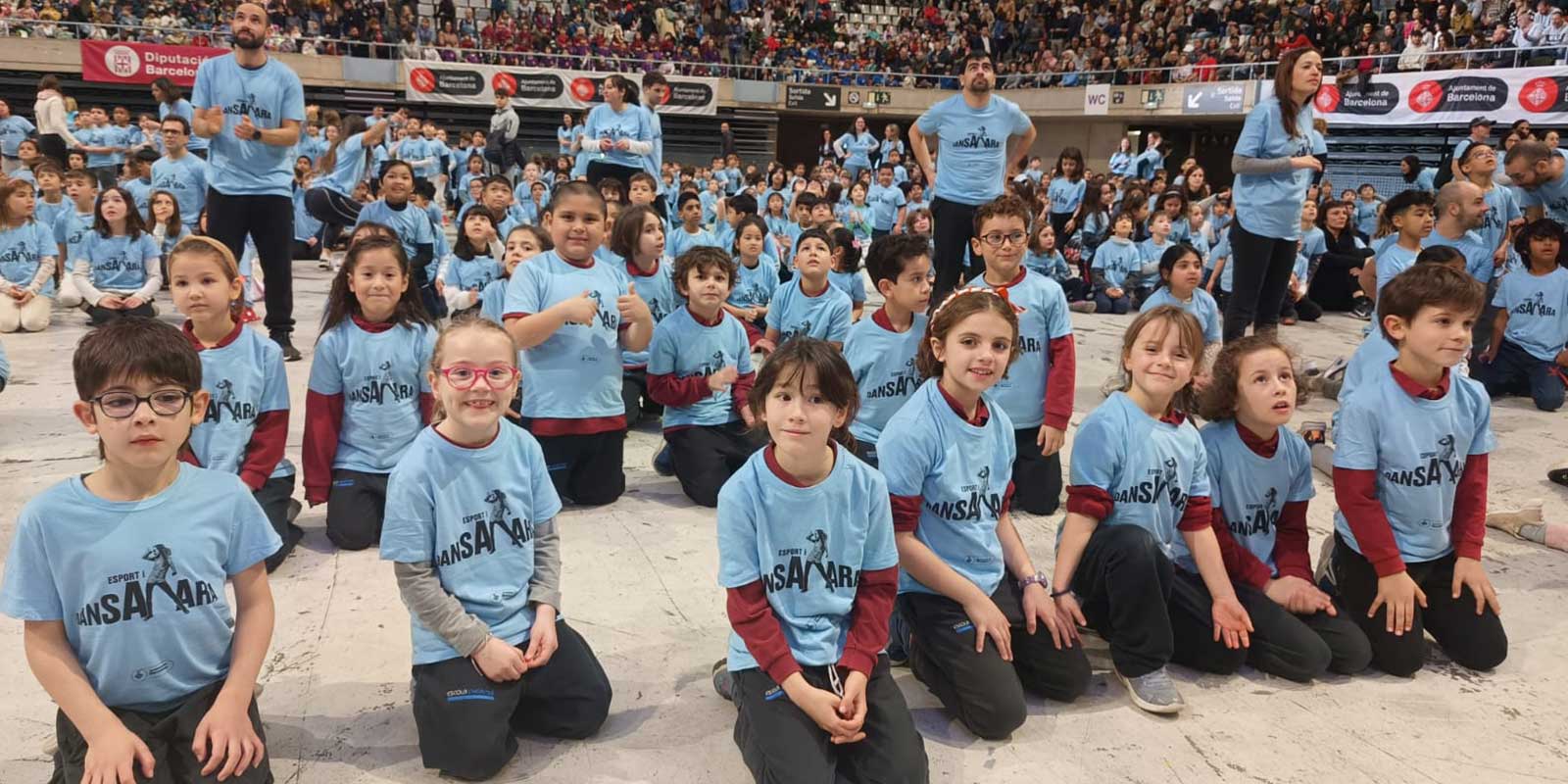 Ballant al Palau Sant Jordi - Escola L'Horitzo